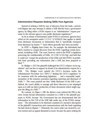 10 Suspicious Activity Report Examples To Download