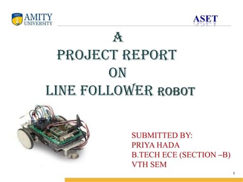 line follower robot pptx computer peripherals computing