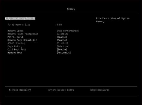 Memory UEFI IOT Lenovo Docs