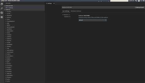 Sort Order For Files In VS Code Explorer