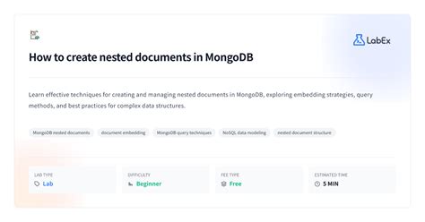 How To Create Nested Documents In Mongodb Labex