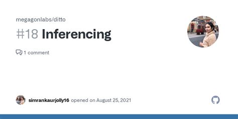 inferencing · issue 18 · megagonlabs ditto · github