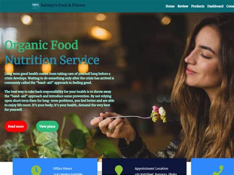 A Responsive Landing Page Design In React JS Upwork