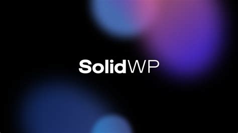 Solidwp Documentation Solidwp