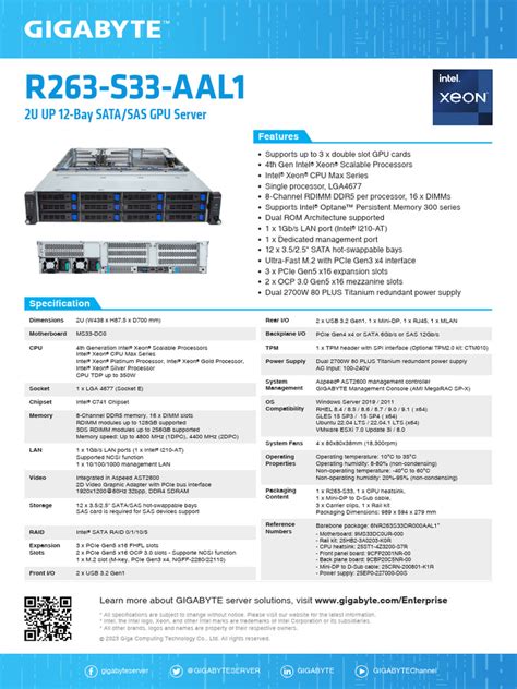 Cfbd R263 S33 Aal1 Datasheet V10 Pdf X86 Architecture Computer Science
