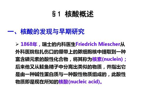 第六章核酸化学word文档在线阅读与下载无忧文档