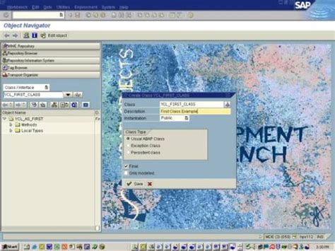 How To Create Your First Oo Abap Class For A Bsp Sap Community