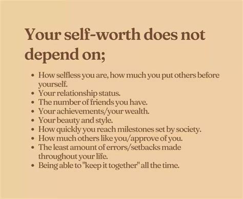 Your Self Worth Does Not Depend On🌿 Rselfcarequotes