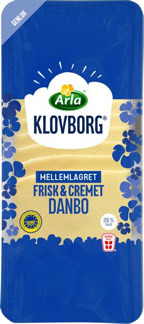 Arla Klovborg® Mellemlagret Danbo 45 150 G Arla