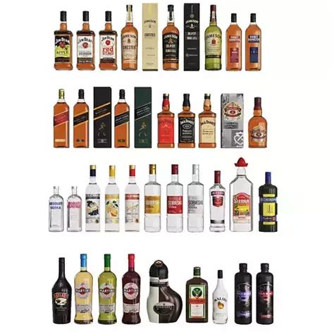 Alcohol Bar 3d Model Cgtrader