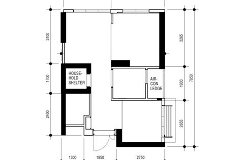 1 Room Hdb Floorplan Interior Design Singapore Interior Design Ideas