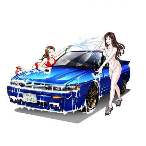 Satou Mako Sayuki Initial D Initial D Nissan Shin Gekijouban