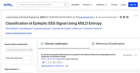 Classification Of Epileptic Eeg Signal Using Msld Entropy
