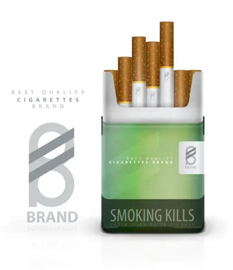 Free Cigarette Pack Template Vector Images And Graphics Freeimages