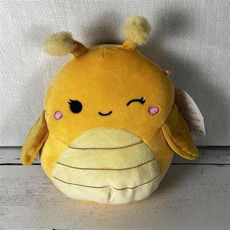 Squishmallows Greer The Grasshopper First To Market Soft Yellow Plush