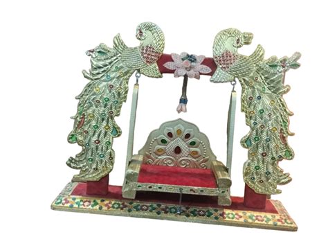 Aluminium Golden Peacock Laddu Gopal Julla For Temple 12 Inch At Rs 350 Piece In Vrindavan
