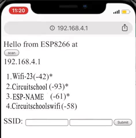 Change Wifi Credentials Of Esp Without Uploading Code Again Circuit Schools