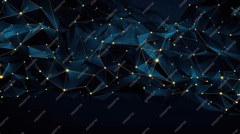 Premium Photo Abstract Blue Digital Background Big Data Visualization Science Background Big