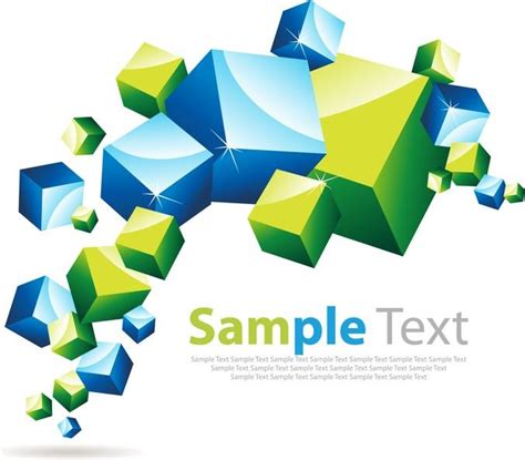 Abstract Cube Background Free Vector Download Freeimages