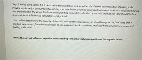 solved step 2 using data tables 1 and 2 determine which