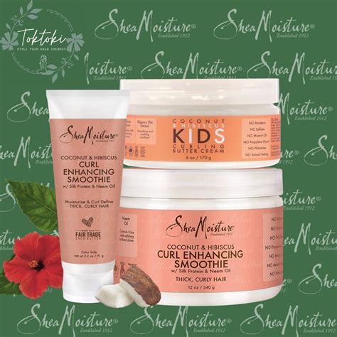 Jual Shea Moisture Coconut And Hibiscus Curl Enhancing Smoothie Shopee