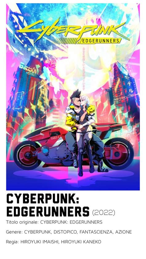 Poster Cyberpunk Edgerunners Ita Fantascienza Genere