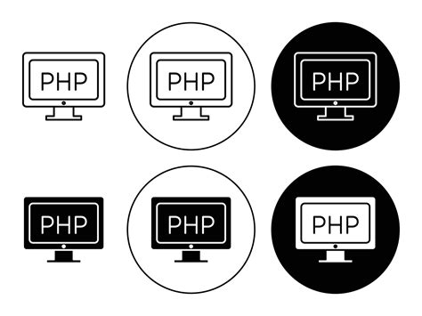 Php Outline Icon Drawing Set Php For App Web Use Vector Art At Vecteezy