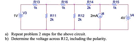 Solved For A Label The Nodes In The Circuit Place A Chegg Com