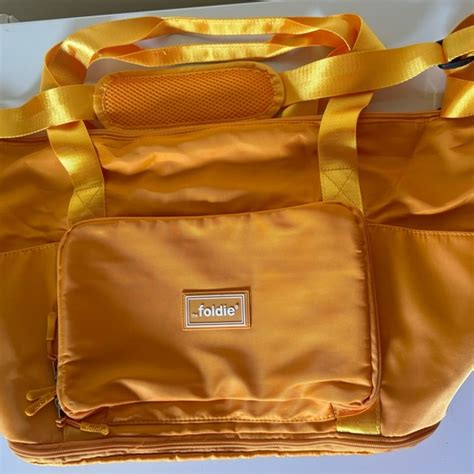 The Foldie Bags The Original Foldie 4 Travel Bag Yellow Poshmark
