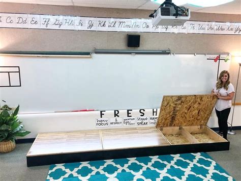 The Stage Is In Classroom Stage Decoration Inspiration