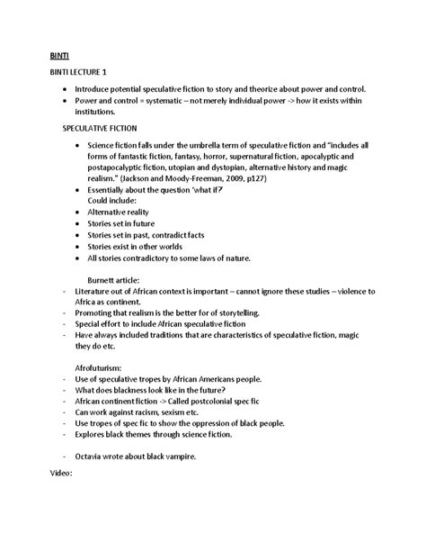 Binti Exploring Identity And Otherness In Nnedi Okorafors Novella