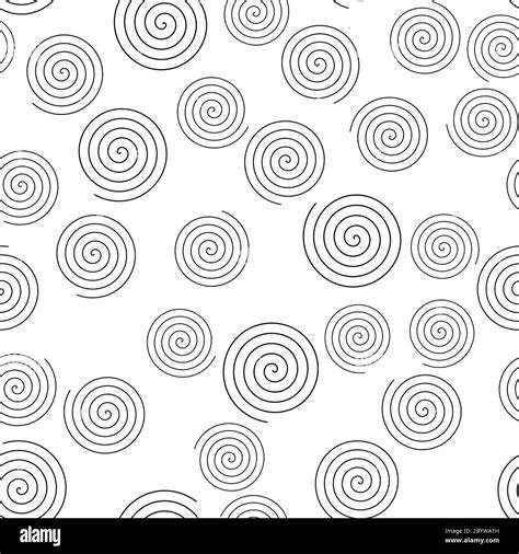 Seamless pattern of random spirals. Abstract vector background Stock Vector Image & Art - Alamy