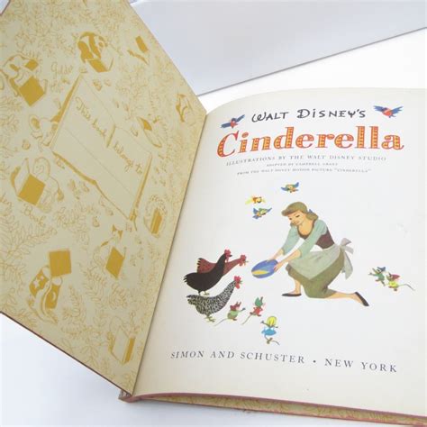 Walt Disneys Cinderella Little Golden Book 1950 A Printing First
