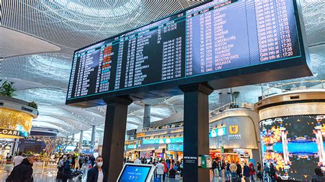 Airport Flight Information Display Led Screen For Airport And Station Unit Led