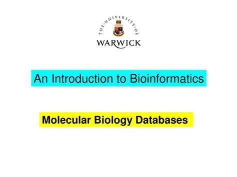 PPT An Introduction To Bioinformatics PowerPoint Presentation Free Download ID 4791794