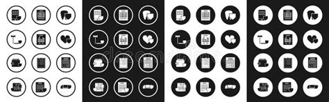 Set Tooth With Shield Document Graph Chart Judge Gavel Smartphone Insurance Heart Report