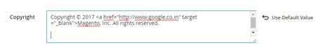 Adminhtml HTML Tags Are Not Allowed In Footer Copyright Magento Stack Exchange