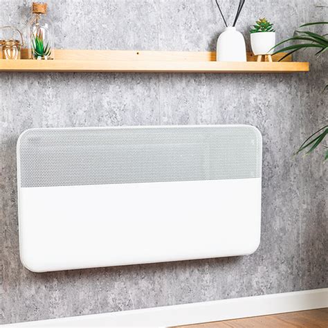 Tcp 820 X 450mm 2000w White Aluminum Panel Heater Portable Or Wall Mounted With Led Display