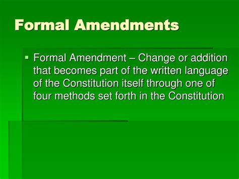 Ppt Amendment Process Powerpoint Presentation Free Download Id2869034