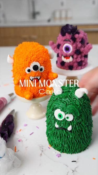 Monster Cakes Adorable And Delicious Recipe And Tutorial Recipe