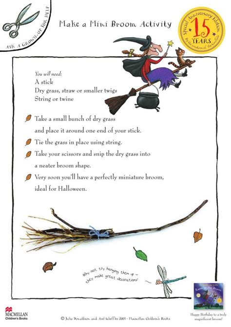 Room On The Broom Activities Printable Free Worksheets Printable