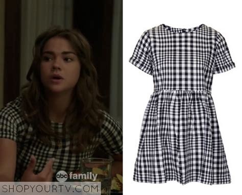 The Fosters Season 3 Episode 6 Callies Checked Printed Dress Shop