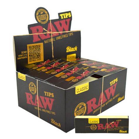 Raw Black Classic Tips 50pk
