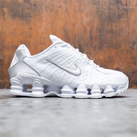 All White Nike Shox Mens