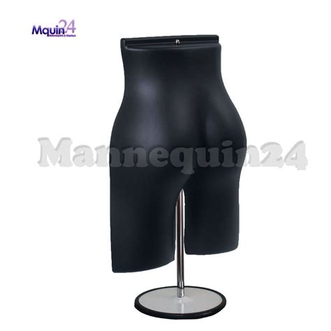 Black Mannequin Female Butt Form With Stand And Hook For Hanging Ebay