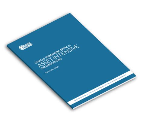 Oracle Primavera Eppm In Asset Intensive Organizations • Gaea