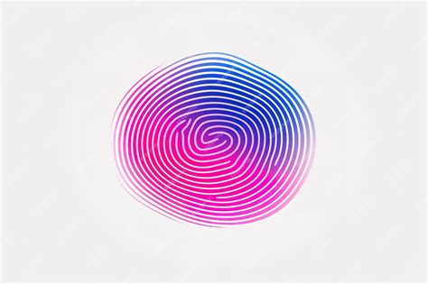 Premium Vector Fingerprints Biometric Data Identification