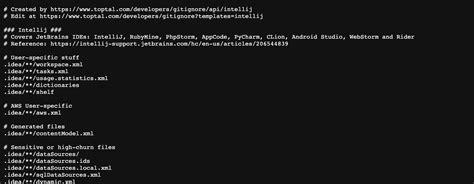 Git Gitignore 생성 적용하기