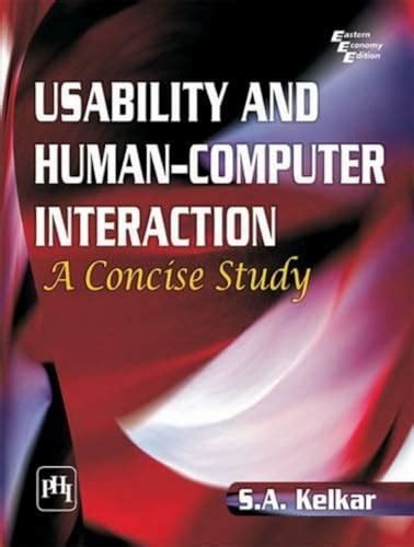 Usability And Human Computer Interaction Kelkar S A 9788120351622