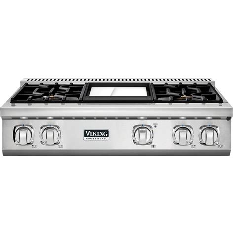 Viking Professional 7 Series 36 Inch 4 Burner Natural Gas Rangetop With